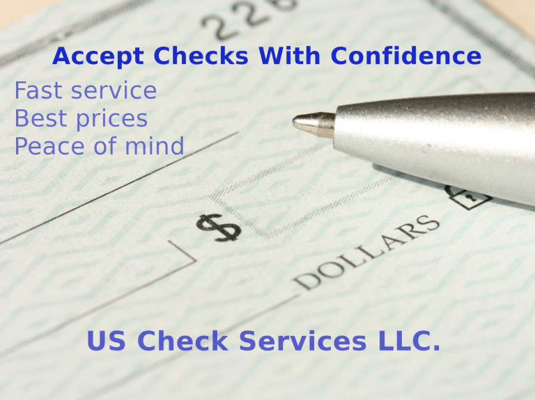 Returned checks guaranteed - US Check Services